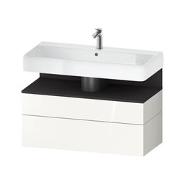 Duravit Waschtischunterschrank Qatego 99x47x59cm, gra m/we g, 1 Kast, 1 Ausz. (QA4395080220000)