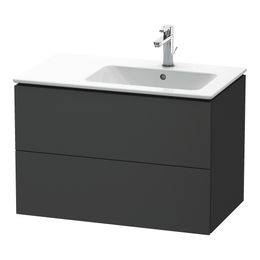Duravit Waschtischunterschrank L-Cube 82x48,1x55cm, 2 SBK, Beck. re, graph ma (LC629204949)