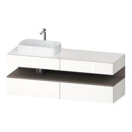 Duravit Waschtischunterschrank Qatego 160x55x60cm, ba m/we g, Pl, B l, B (QA4777043220010)