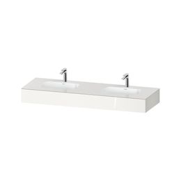 Duravit Einbauwaschtisch-M&ouml;bel-Set Qatego 160x55x17cm, m K, 2 A., B bs, m &Uuml;, w hgl (QA4695022220000)