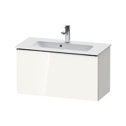Duravit Waschtischunterschrank D-Neo Compact 81x37,2, chr/we hgl, 1 Ausz., wandh&auml;ngend (DE4269010220000)