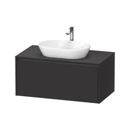 Duravit Waschtischunterschrank Ketho.2 100x55cm, gra m, Pl m 1 Ausschn, wandh&auml;ngend (K24886080800000)