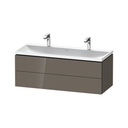 Duravit M&ouml;bel-Set L-Cube 120x48x48cm, m 2 HL, 2 SBK, flan. Gr hgl (LC6954O89890000)