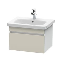 Duravit Waschtischunterschrank DuraStyle 58x44,8cm, tau/we ma, 1 Ausz., wandh&auml;ngend (DS638009118)