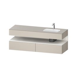 Duravit Einbauwaschtisch-M&ouml;bel-Set Qatego 160x50x60cm, Kon-WTU, B, B r, w m/ta ma (QA4796084910010)