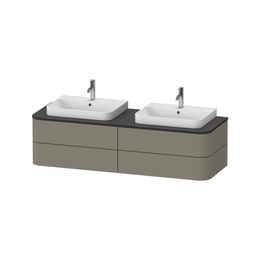 Duravit Waschtischunterschrank o. ES Happy D.2 Plus 40,8x160cm, 4 SBK, BP b, st-g s-matt (HP4974B92920010)