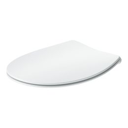 Duravit WC-Sitz oval m Abs, abn., 44,8cm, Uni, Scha. ES, we. (0022790000)