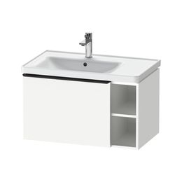 Duravit Waschtischunterschrank D-Neo 78,4x45,2cm, 1 A, B li, schwarz/wei&szlig; ma (DE42580BD180000)