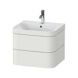 Duravit M&ouml;belwaschtisch-Unterschrank Happy D.2 Plus 57,5x49cm, 1 HL, No we s-matt, 2 Schubk. (HP4635O3939)