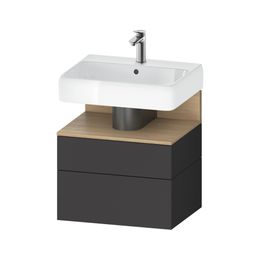 Duravit Waschtischunterschrank Qatego 59x47x59cm, E na/gra m, 1 Kast, m B (QA4393030490010)