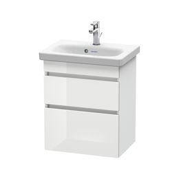 Duravit Waschtischunterschrank Com DuraStyle 50x36,8cm, w hgl/we ma, 2 SchKa., wandh&auml;ngend (DS640302218)