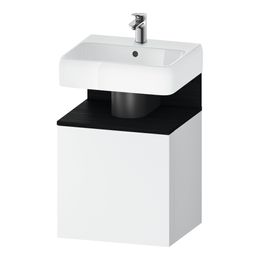 Duravit Waschtischunterschrank Qatego 49x42x64,5cm, 1 T., T. li, Ei sw/we matt (QA4077L16180000)