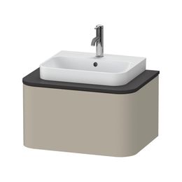 Duravit Waschtischunterschrank o. ES Happy D.2 Plus 35,4x65cm, 1 Auszug, taupe seidenmatt (HP4940060600010)