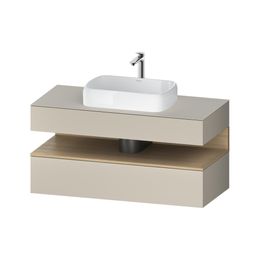 Duravit Waschtischunterschrank Qatego 120x55x60cm, E na/tau m, Pl, Nischenb (QA4732030830010)