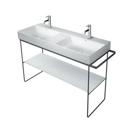 Duravit Metallkonsole DuraSquare 126,5x45cm, bodenstehend, schwarz matt (0031174600)