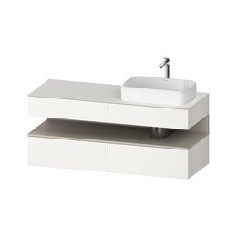 Duravit Waschtischunterschrank Qatego 140x55x60cm, T m/we m, Pl, Beck. re (QA4766091840000)