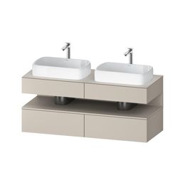 Duravit Waschtischunterschrank Qatego 140x55x60cm, T m, Pl, Beck. beids. (QA4767091910000)