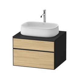 Duravit Waschtischunterschrank Zencha 65x55cm, 1 Lad, E nat/grap m, k Einr-Sys (ZE4820030800000)