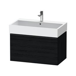 Duravit Waschtischunterschrank D-Neo 78,4x44,2cm, sw/Ei sw, 1 Ausz., wandh&auml;ngend (DE42730BD160000)