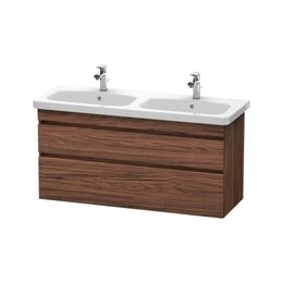Duravit Waschtischunterschrank DuraStyle 123x44,8x61cm, 2 A, B li/re, Nussb dkl. (DS649802121)