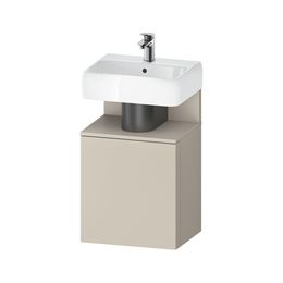 Duravit Waschtischunterschrank Qatego 44x35x64,5cm, 1 T, T. li, Tau m/tau matt (QA4076L91830000)