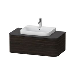 Duravit Waschtischunterschrank o. ES Happy D.2 Plus 35,4x100cm, 1 Auszug, nussbaum geb&uuml;rstet (HP4941069690010)