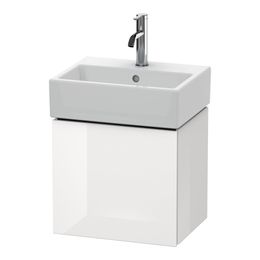 Duravit Waschtischunterschrank L-Cube 43,4x34,1x40cm, wandh&auml;ngend, T&uuml;r li, we. hgl (LC6245L2222)