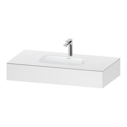 Duravit Einbauwaschtisch-M&ouml;bel-Set Qatego 100x55x17cm, w m, m K, 1 Ausschn, m &Uuml;L (QA4691018180000)
