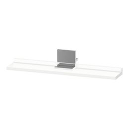 Duravit Spiegel-Ablage Sivida 65x65x3,6cm, Wei&szlig; Matt, montiert, chrom (SV7431010180000)