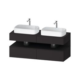 Duravit Waschtischunterschrank Qatego 140x55x60cm, gra m, Pl, Beck. beids. (QA4767080800000)