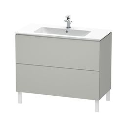 Duravit Waschtischunterschrank L-Cube 102x48,1cm, betongr ma, 2 Ausz., stehend (LC662700707)