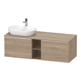 Duravit Waschtischunterschrank D-Neo 140x55cm, 2 A, 1 Pl, B L, ch/Ei marm. (DE4950L10550000)
