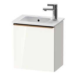 Duravit Waschtischunterschrank D-Neo 41x27,4x44cm, 1 T, An L, bron geb/we hgl (DE4259L04220000)