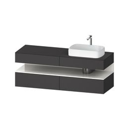 Duravit Waschtischunterschrank Qatego 160x55x60cm, w g/Gra m, Pl, B r, B (QA4778022490010)