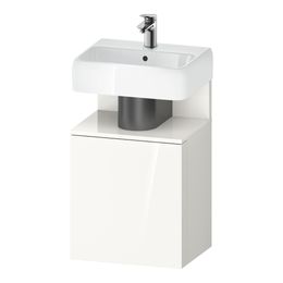 Duravit Waschtischunterschrank Qatego 44x35x64,5cm, 1 T., T. li, we Hochglanz (QA4076L22220000)