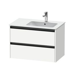 Duravit Waschtischunterschrank Ketho.2 81x48x54,9cm, f WT m Beck. re, wei&szlig; matt (K25268018180000)