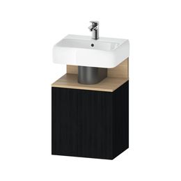 Duravit Waschtischunterschrank Qatego 44x35x64,5cm, 1 T, T. re, Ei Natur/Ei sw (QA4076R30160000)