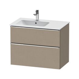 Duravit Waschtischunterschrank D-Neo 81x46,2cm, 1 Kast, Beck. li, chr/Leinen (DE4366010750000)