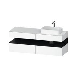 Duravit Waschtischunterschrank Qatego 160x55x60cm, E sw/we m, Pl, B r, B (QA4778016180010)