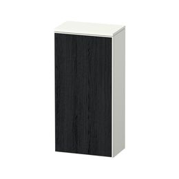 Duravit Halbhochschrank Zencha 40x24x81,9cm, 1 T, An re, Ei sw/we matt (ZE1350R16840000)