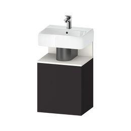 Duravit Waschtischunterschrank Qatego 44x35x64,5cm, 1 T, T l, w m/Gr matt (QA4076L84800000)