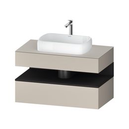 Duravit Waschtischunterschrank Qatego 100x55x60cm, gra m/ta m, Pl, 1 Kast (QA4731080910000)