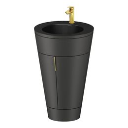 Duravit Waschtischunterschrank c-bonded Set Starck 1 56x86,4x60,5cm, st, G g p, graph s-matt (S19514O34580000)