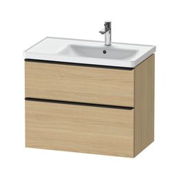 Duravit Waschtischunterschrank D-Neo 78,4x45,2cm, 1 Kast, B R, sw/Ei Nat (DE43580BD300000)