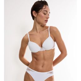Triumph Damen B&uuml;gel-BH "Comfort Allure", Gr. 70, wei&szlig;, Microtouch, Obermaterial: 55% Polyester, 32% Polyamid, 13% Elasthan, BHs, Komfort-B&uuml;gel,