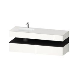 Duravit Einbauwaschtisch-M&ouml;bel-Set Qatego 160x50x60cm, Kon-WTU, B, B l, gra m/we g (QA4795080220010)