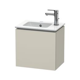 Duravit Waschtischunterschrank L-Cube 42x29,4x40cm, wandh&auml;ngend, T&uuml;r li, taupe matt (LC6272L9191)