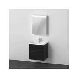Duravit M&ouml;bel-Set D-Neo 650mm, Anschlag rechts, Eiche schwarz (DE0115R1616)