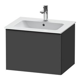 Duravit Waschtischunterschrank D-Neo 61x46,2cm, sw/Grap ma, 1 Ausz., wandh&auml;ngend (DE42610BD490000)