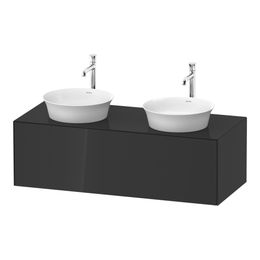 Duravit Waschtischunterschrank White Tulip 130x55cm, 1 AZ, 1 Pl, B bs, graph hgl (WT4978BH1H1)